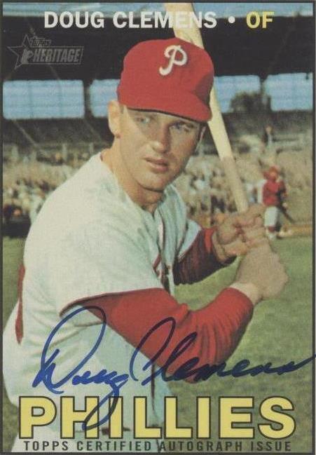 2016 Topps Heritage - Real One Autographs Doug Clemens #ROA-DCL (AU ...