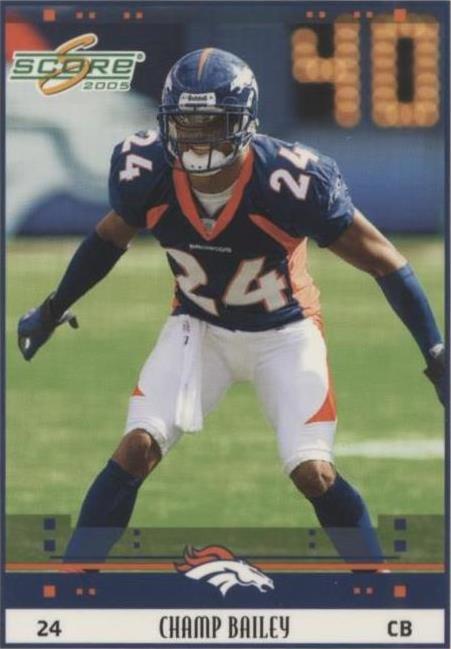 2005 Score - Glossy #83 Champ Bailey for sale online | eBay