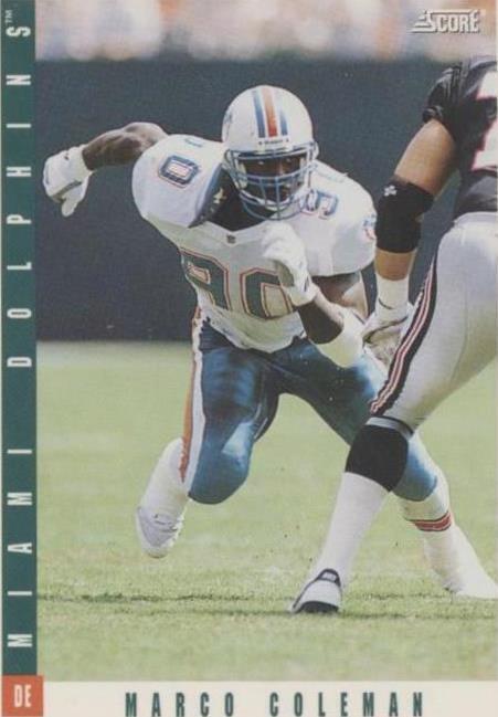 1993 Score - Marco Coleman #247 for sale online | eBay