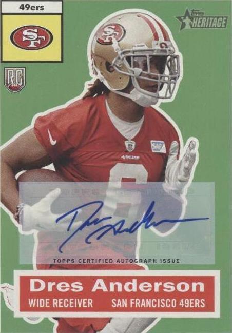 2015 Topps Heritage - Dres Anderson #55 Autographs (AU, RC) for sale ...