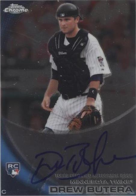2010 Topps Chrome - Rookie Autographs #202 Drew Butera (AU, RC) for ...