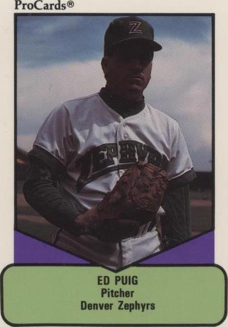 1990 ProCards AAA Future Stars - #650 Ed Puig (RC) for sale online | eBay