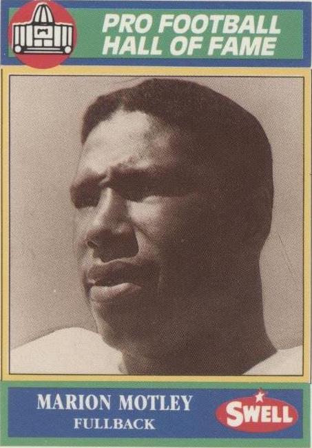 1990 Swell Pro Football Hall of Fame - #59 Marion Motley for sale ...