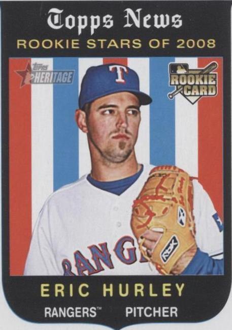 2008 Topps Heritage High Number - Rookie Stars of 2008 Eric Hurley #710 ...