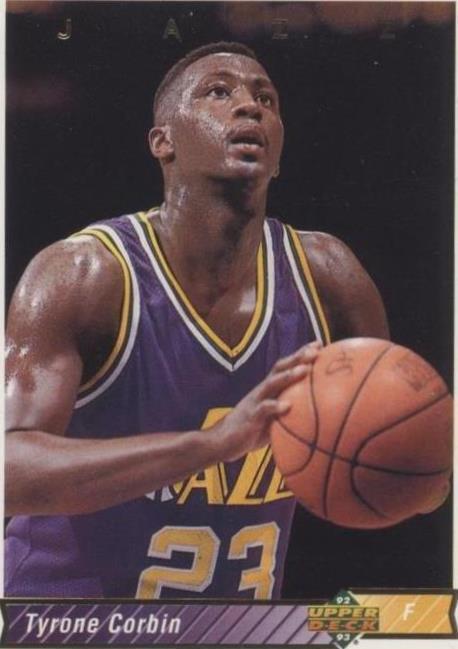 1992-93 Upper Deck - Tyrone Corbin #100 Jazz for sale online | eBay