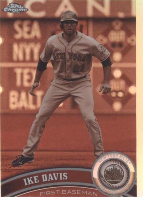 2011 Topps Chrome - Sepia Refractor #106 Ike Davis /99 for sale online ...