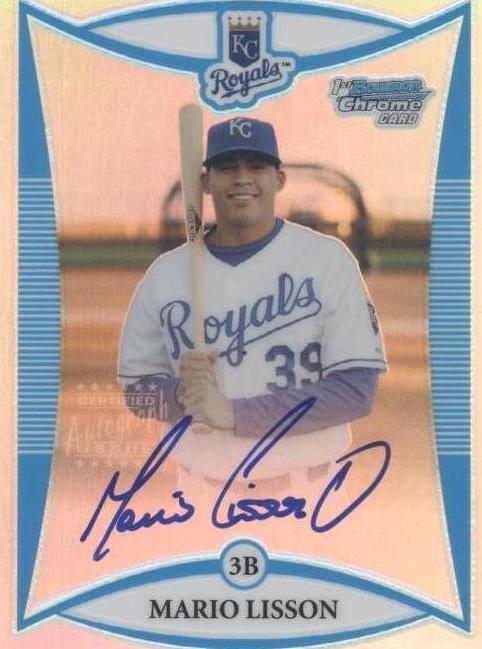 2008 Bowman Chrome - Prospects Prospect Autographs Mario Lisson #BCP279 ...