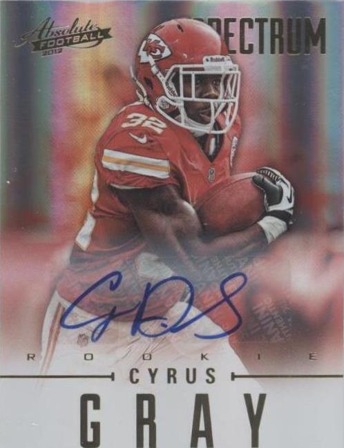 2012 Panini Absolute - Rookie Cyrus Gray #121 Spectrum Gold Autographs ...