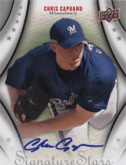 2009 Upper Deck Signature Stars - Signatures Chris Capuano #128 (AU ...