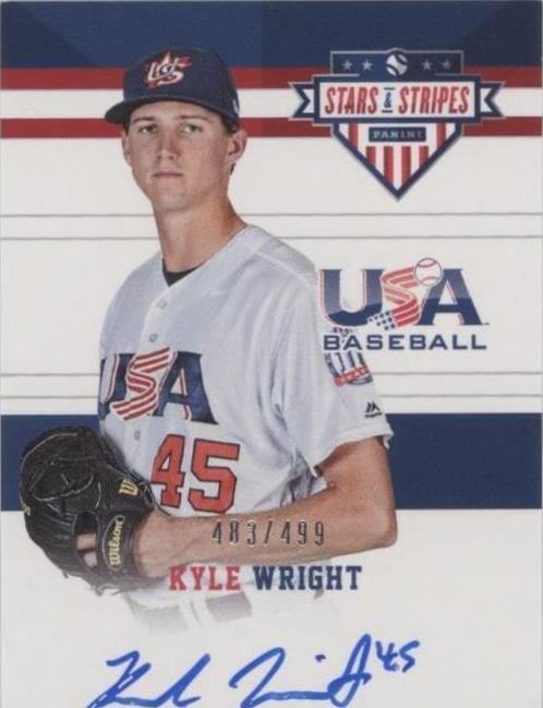 2017 Panini USA Baseball Stars & Stripes - Cnt Signatures Kyle Wright ...