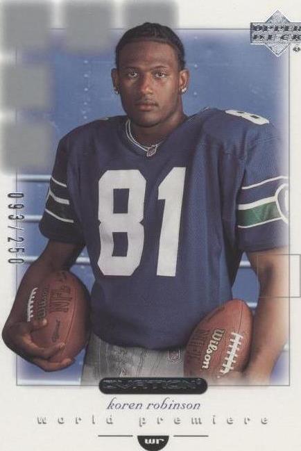 2001 Upper Deck Ovation - World Premiere Koren Robinson #144 2 ...