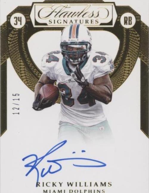 2017 Panini Flawless - Flawless Signatures #FS-RW Ricky Williams /15 (AU) for sale online | eBay