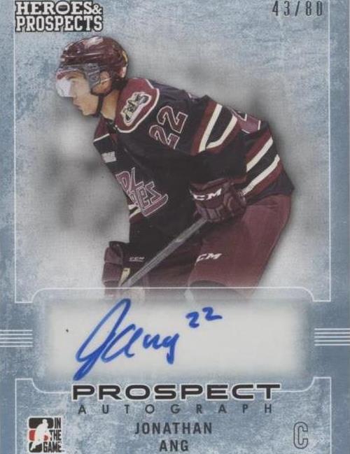 2014-15 In the Game Heroes and Prospects - Prospect Autographs Blue #40 ...