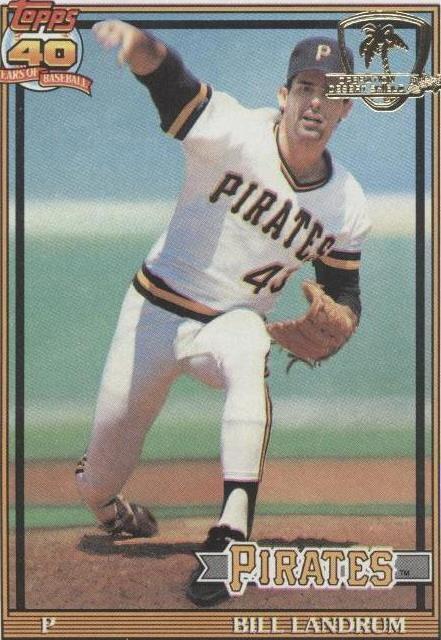 1991 Topps - Bill Landrum #595 Operation Desert Shield for sale online ...