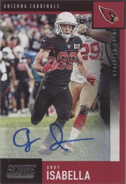 2020 Score - Andy Isabella #297 Signatures (AU) for sale online | eBay