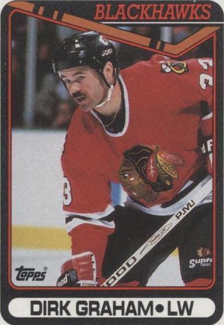 1990-91 Topps - Dirk Graham #179 for sale online | eBay