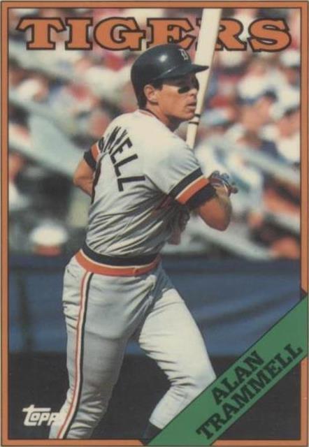 1988 Topps - Alan Trammell #320 Collector's Edition (Tiffany) for sale ...