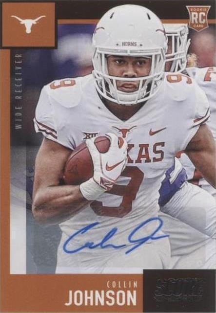 2020 Score - Rookies Collin Johnson #418 Signatures (AU, RC) for sale ...