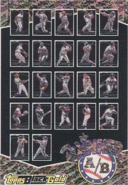 1993 Topps - Black Gold Redemption #AB Greg Maddux, Tom Glavine, Ryne ...