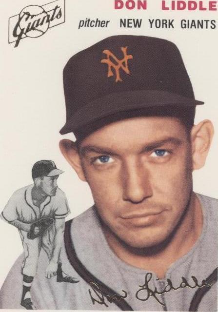 1994 Topps Archives The Ultimate 1954 Set - Don Liddle #225 Gold for ...