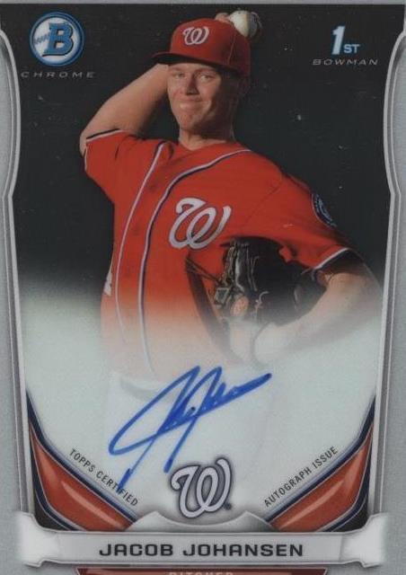 2014 Bowman Chrome - Prospect Autographs Jacob Johansen #BCAP-JJO (AU ...