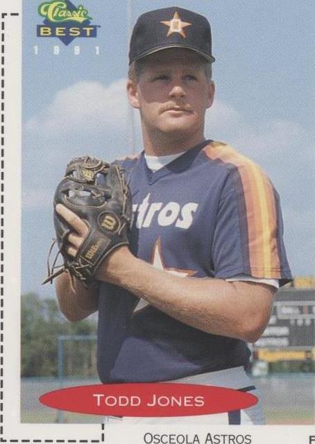 1991 Classic Best Minor League - Todd Jones #333 (RC) for sale online ...