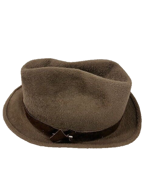 Vintage John B. Stetson Royal De Luxe Fedora Hat 7 Brown Vintage John B. Stetson Royal De Luxe Fedora Hat 7 Brown