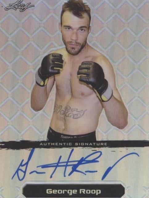 2011 Leaf Metal MMA - George Roop #BA-GR-1 Silver Prismatic /50 (AU ...