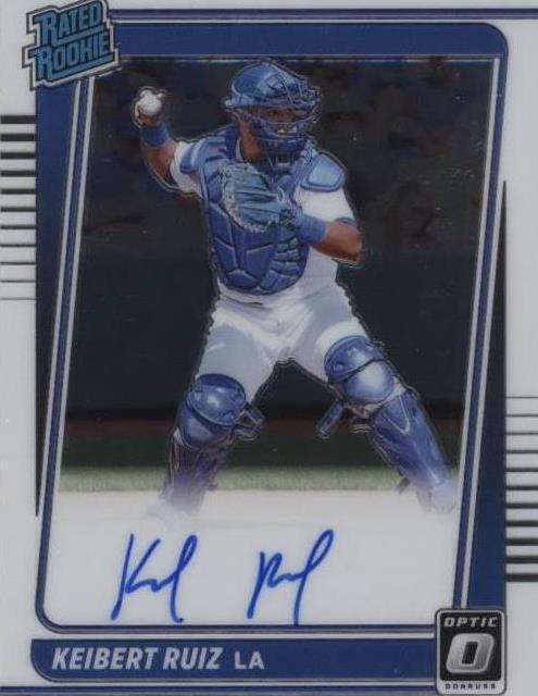 2021 Panini Donruss Optic - Rated Rookie Signatures Keibert Ruiz #RRS ...
