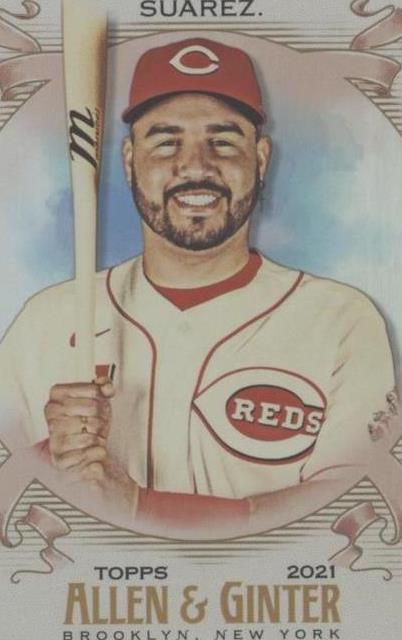 2021 Topps Allen & Ginter's - Silver Portrait #312 Eugenio Suarez for ...