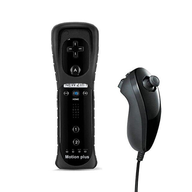 Wii Motion Plus Wireless Remote Controller Nunchuck for Nintendo Wii ...