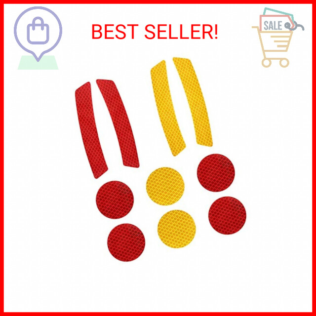 10L0L Golf Cart Reflex Reflector Strips, Outdoor Waterpro