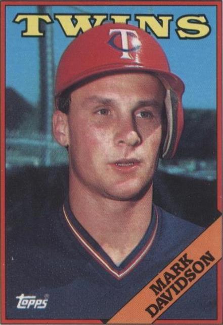 1988 Topps - #19 Mark Davidson (RC) for sale online | eBay