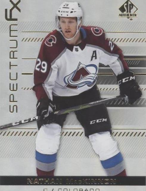 2019-20 SP Authentic - Spectrum Fx Veterans Nathan MacKinnon #S-11 ...