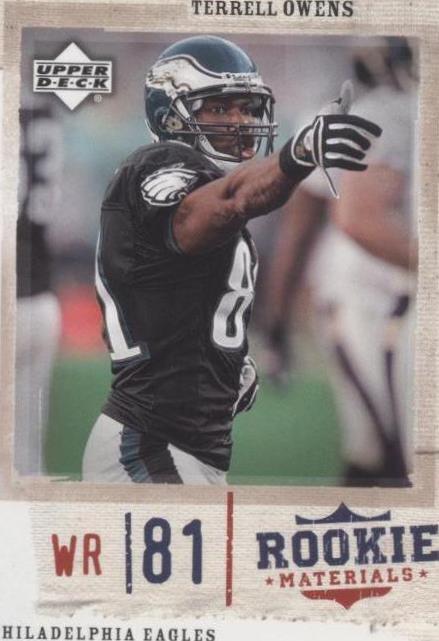 2005 Upper Deck Rookie Materials - Terrell Owens #67 for sale online | eBay