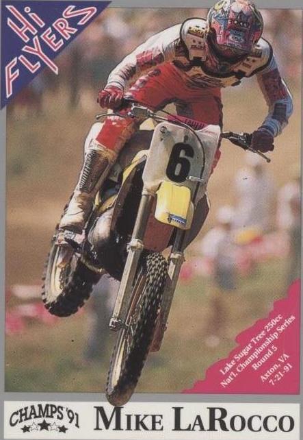 1991 Champs Hi Flyers AMA Motocross - Mike LaRocco #9 for sale online ...