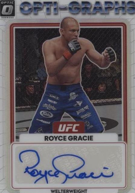 2023 Panini Donruss Optic UFC - Opti-Graphs #OG-RGC Royce Gracie (AU ...