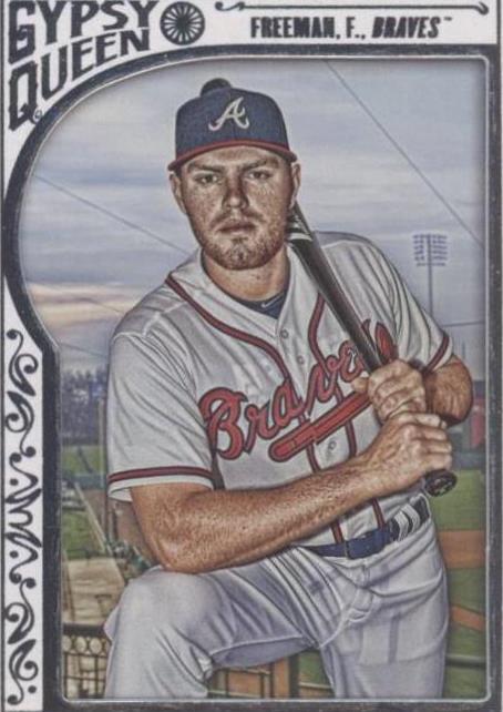 2015 Topps Gypsy Queen - Freddie Freeman #26 White Framed for sale ...