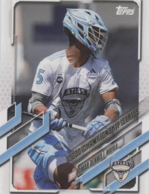 2021 Topps Premier Lacrosse League - Romar Dennis #77 (RC) for sale ...