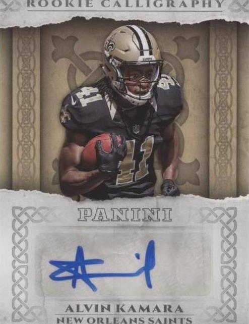 2017 Panini - Rookie Calligraphy #RC-AK Alvin Kamara (AU, RC) for sale ...