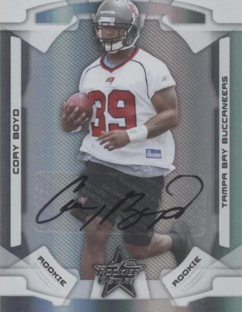 2008 Leaf Rookies & Stars - Rookie Cory Boyd #126 Holofoil Signatures ...