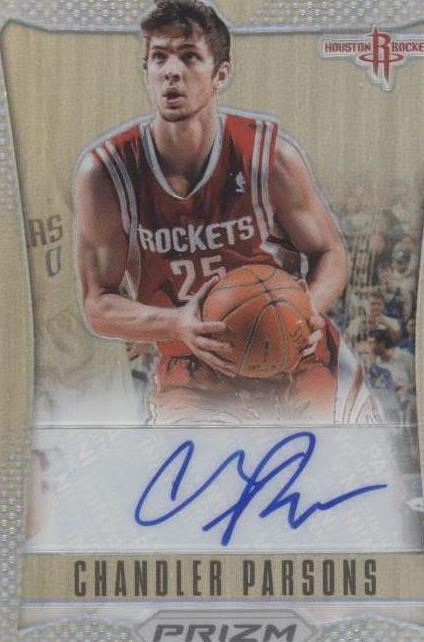 2012-13 Panini Prizm - Autographs Silver Prizm #73 Chandler Parsons /25 ...