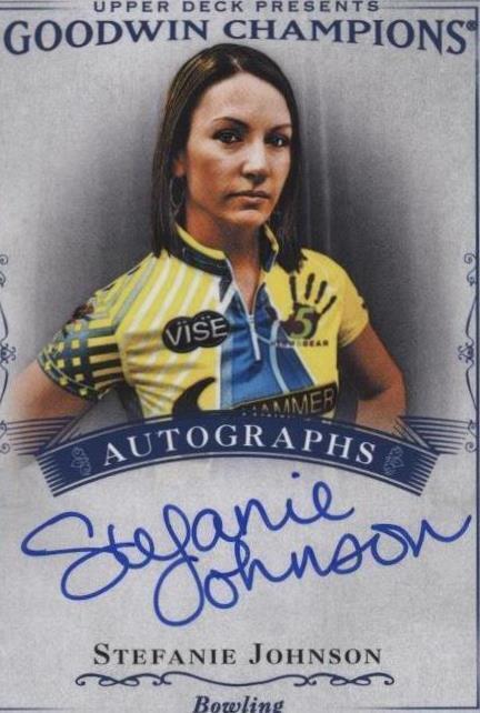 2016 Upper Deck Goodwin Champions - Autographs Stefanie Johnson #A-SJ ...