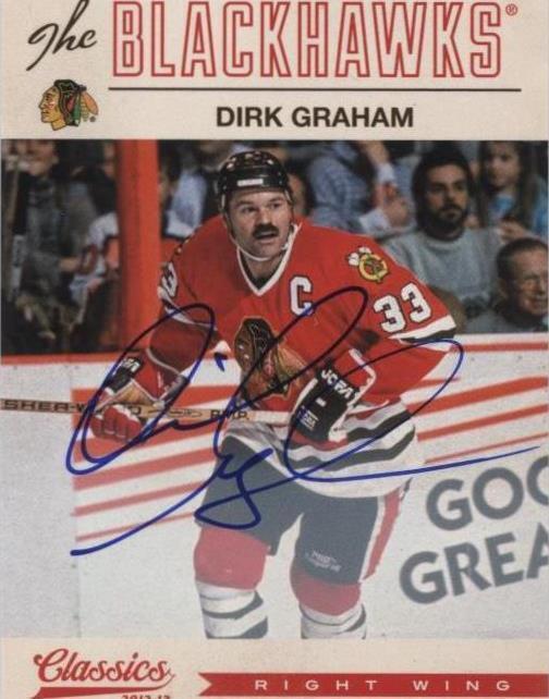 2012-13 Panini Classics Signatures - Dirk Graham #122 Autographs (AU ...