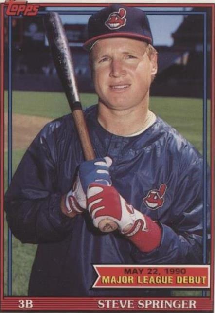 1990-91 Topps Major League Debut 1990 - #147 Steve Springer (RC) for ...