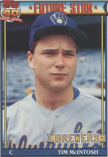 1991 Topps - Future Star B* Before Copyright; Barely Visible 40th ...