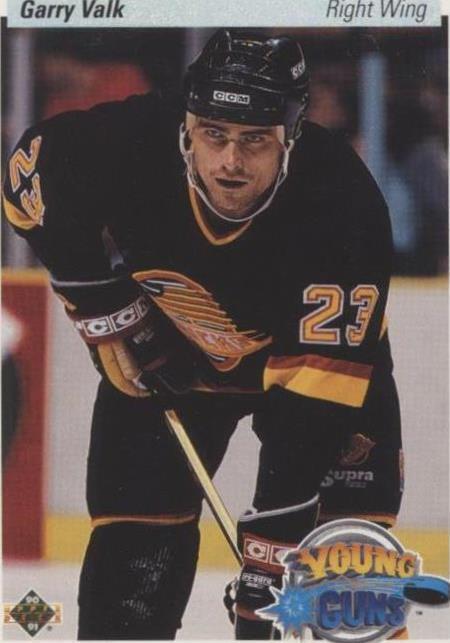 1990-91 Upper Deck - Young Guns Garry Valk #530 French (RC) for sale ...