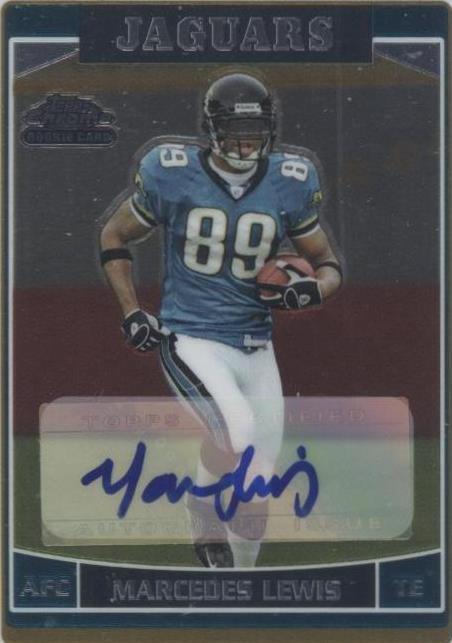 2006 Topps Chrome - Marcedes Lewis #237 Rookie Autographs (AU, RC) for ...