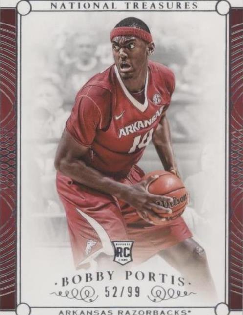 2015 Panini National Treasures College - Rookies #156 Bobby Portis /99 ...
