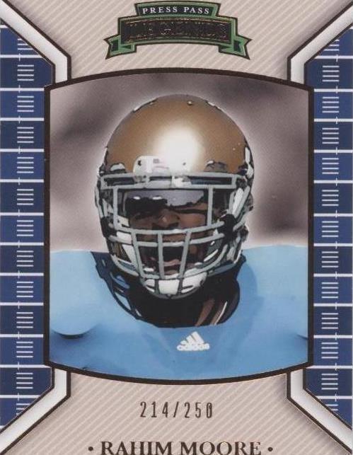 2011 Press Pass Legends - Rahim Moore #60 Bronze /250 (RC) for sale ...